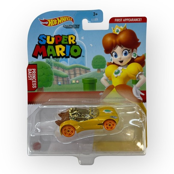 Toys | Hot Wheels 221 Character Cars Super Mario Princess Daisy Mattel ...